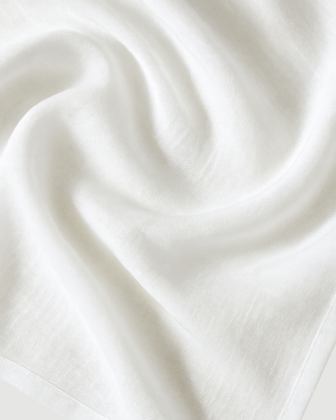 Pure White Malmal Handkerchief - Italian Cotton ( Pack of 3 )